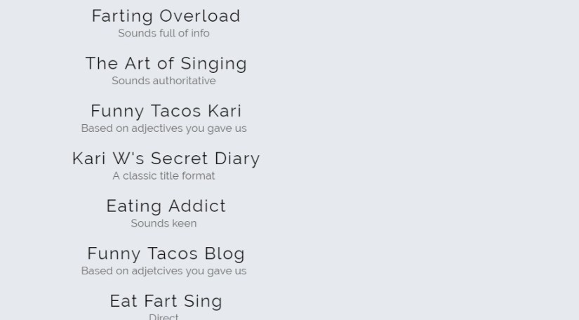 My Top Seven Blog Names If I Ever Start Another Blog – A Grace Full Life